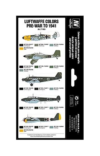 Vallejo RLM I Set Model Air Paint, 17ml