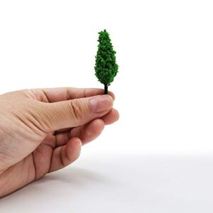 Miniature Trees and Bushes Model Trees Diorama Trees Woodland Scenic Train Scenery Railroad Architecture Fake Trees for DIY Crafts Landscape, 40 PCS by Baryuefull