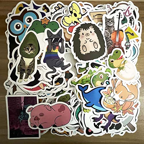 300Pcs Animal Stickers Pack, Cute Waterproof Vinyl Stickers for Water Bottle, Skateboard Stickers for Teens, Srapbook, Notebook, Laptop, Luggage, Phone Case, Adults Gifts, Cute Aesthetic Stickers