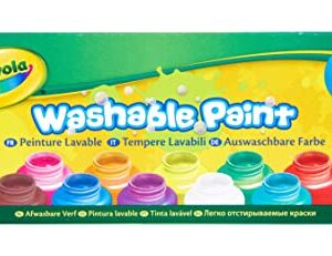 Crayola Washable Kids Paint Set, 10 Count