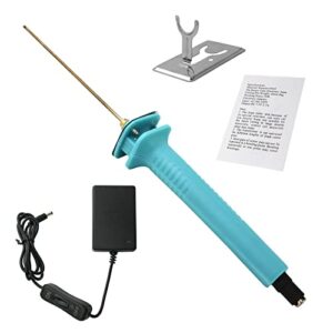 foam cutter electric hot wire cutter pen 10cm foam board cutter with stand 18w hot knife styrofoam cutting pen with apaptor foam cutting tool for styrofoam foam cutting,arts,handcraft