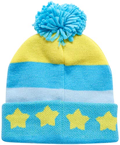 Nickelodeon Boys' Baby Shark Winter Hat and 2 Pairs of Mitten Set (Toddler), Size Age 2-4, Baby Shark Blue/Yellow Glove