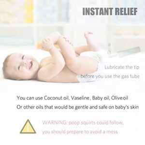 Gas and Colic Reliever for Babies, Natural Solution for Baby Colic and Gas Relief, 100% Safe & Effective Instant Constipation Relief for Gassy Babies (20 Count)