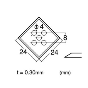 NT Cutter Blades for Mat Board Cutter, 2-Blade/Pack, 1 Pack (BMC-45P)