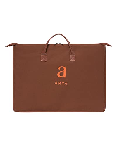 Art Portfolio bag, artist carrying bag, storage bag for artwork, posters with zipper and handles, light weight art bag for professionals, students. Anya Konst