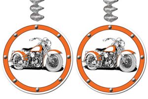 harley hawg motorcycle dangler (3/pkg) by partypro