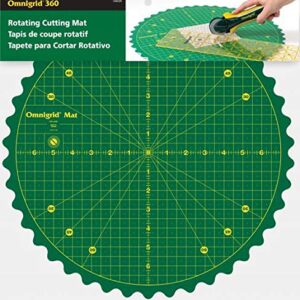 Omnigrid Rotating Mat Cutters & Accessories, 14", Green