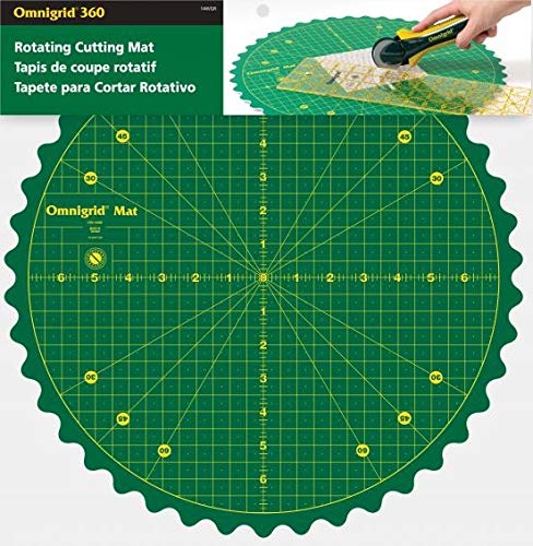 Omnigrid Rotating Mat Cutters & Accessories, 14", Green