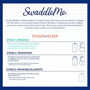 SwaddleMe Pod – Size Small/Medium, 0-3 Months, 2-Pack (Little Bees)