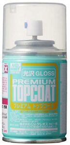 mr. hobby b601 top coat gloss, gsi hobby accessories spray