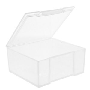 12 Storage Square Clear Container For Crafts Beads Small Items Organizer 2 inches Square