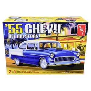 amt 1955 chevy bel air sedan 1:25 scale model kit