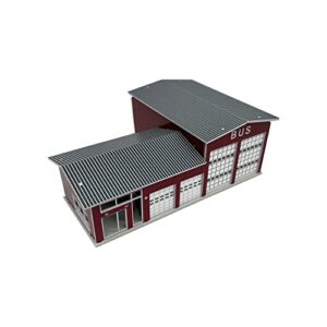 outland models railway scenery bus garage & maintenance shed 1:160 n scale