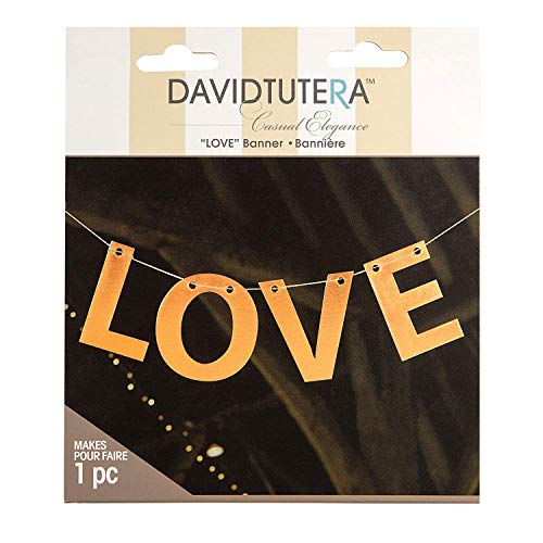 L O V E Love 6 Inch Tall Heavy Letters Wedding Party Banner Decoration - Color: Copper