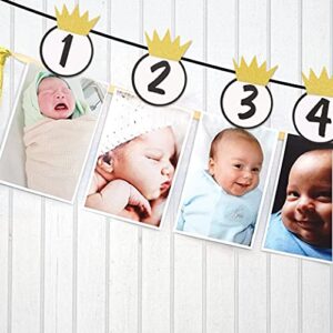 Cooper Live Wild One Banner - Wild One Birthday Wall Background Banner, Birthday Party Happy Birthday 1 Birthday Party, Wild One Photo Banner. Jungle First Birthday Photo Banner (White)