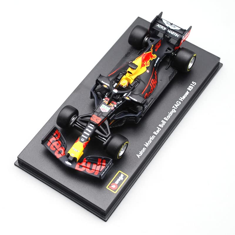 XTD Bburago 1:43 New 2022 F1 Red Bull Racing RB18 1# Verstappen 11# Perez Special Paint Formula One Alloy Super Toy Car Model (RB18 #1 Acrylic Box) White