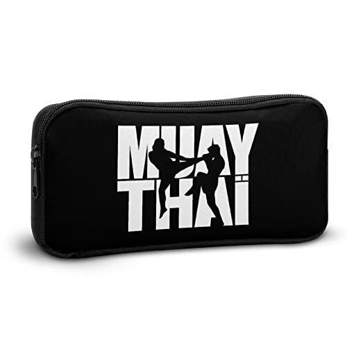 Muay Thai Pencil Case Makeup Bag Big Capacity Pouch Organizer for Office College