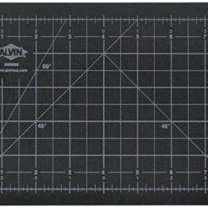 ALVIN Self-Healing Cutting Mat Kit 6"x8.5" Model GM0668 Double-Sided Mat with Art Knife, GBM Series, Gridded Rotary Cutting Board for Crafts, Sewing, Fabric - 6 inches x 8.5 inches