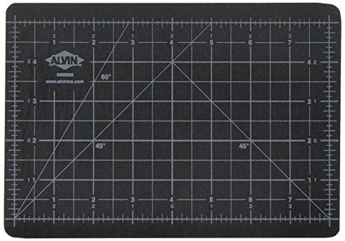 ALVIN Self-Healing Cutting Mat Kit 6"x8.5" Model GM0668 Double-Sided Mat with Art Knife, GBM Series, Gridded Rotary Cutting Board for Crafts, Sewing, Fabric - 6 inches x 8.5 inches