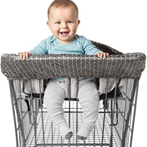 Skip Hop Shopping Cart Cover, Take Cover, Grey Feather