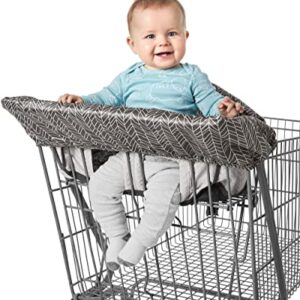 Skip Hop Shopping Cart Cover, Take Cover, Grey Feather