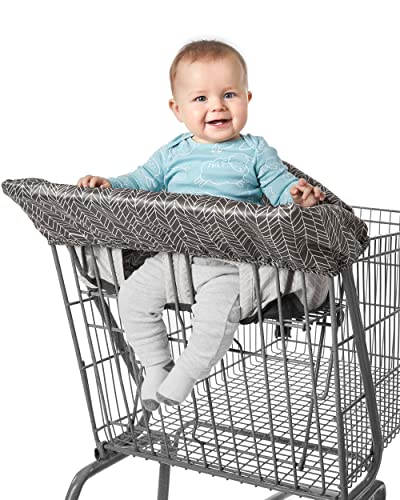 Skip Hop Shopping Cart Cover, Take Cover, Grey Feather