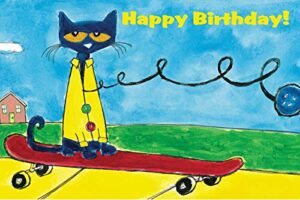 4×6 pete the cat vinyl banner next day shipping