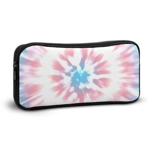 Transgender Color Tie Dye Pencil Case Makeup Bag Big Capacity Pouch Organizer for Office College