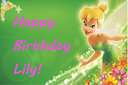 Next Day Shipping 3x5 feet Tinkerbell Vinyl Banner