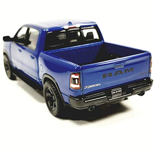 Kinsmart Dodge Ram 2019 Navy Blue 1500 Pickup Truck1/46 O Scale Diecast Truck