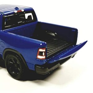 Kinsmart Dodge Ram 2019 Navy Blue 1500 Pickup Truck1/46 O Scale Diecast Truck