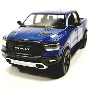 Kinsmart Dodge Ram 2019 Navy Blue 1500 Pickup Truck1/46 O Scale Diecast Truck