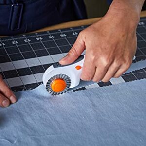 Fiskars Rotary Blade Ø 45 mm Pinking, Roll Blade Zigzag, 1003735