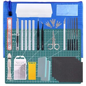 rustark 27pcs modeler basic tools craft set hobby building tools kit for professional gundam model assemble building