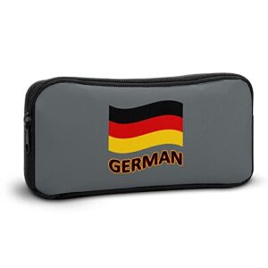 Germany Flag Pencil Case Makeup Bag Big Capacity Pouch Organizer for Office College