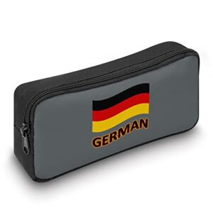 Germany Flag Pencil Case Makeup Bag Big Capacity Pouch Organizer for Office College