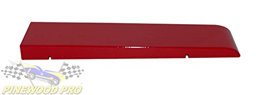 Pinewood Pro Pine Derby Car Kit with PRO Graphite - Painted and Weighted - Red Shark