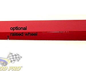 Pinewood Pro Pine Derby Car Kit with PRO Graphite - Painted and Weighted - Red Shark