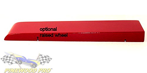 Pinewood Pro Pine Derby Car Kit with PRO Graphite - Painted and Weighted - Red Shark