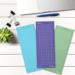 VIKDOOK Cutting Mat for Cricut Joy 4.5” X12” 4.5”X6.5” Variety Grip Sticky Cutting Mat Pack Blue Light Grip Green Standard Grip Purple Strong Grip 6 Mats Pack