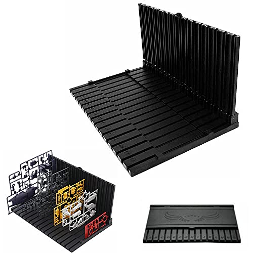 HUBEST Model Pieces Shelves Plastic Rack Organizer for Gundam Hobby Model Making Parts