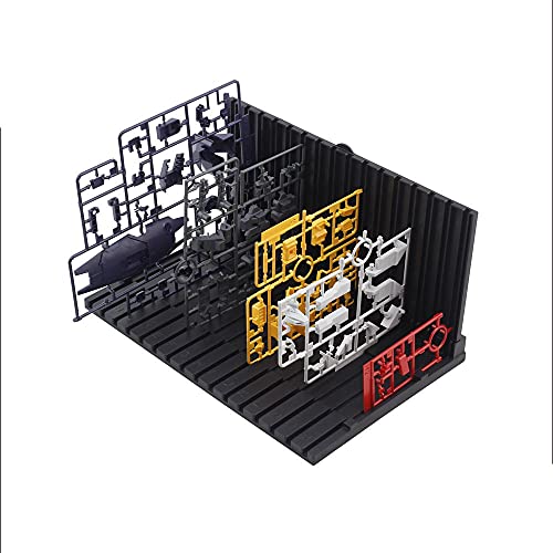 HUBEST Model Pieces Shelves Plastic Rack Organizer for Gundam Hobby Model Making Parts