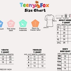 Teeny Fox Big Little Cousin Crew Shirts Biggest Littlest Tee Toddler T-Shirt Baby Bodysuit Set for Family Matching Outfit