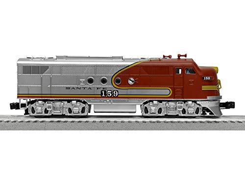 Lionel Santa Fe Super Chief LionChief Set with Bluetooth Capability, Electric O Gauge Model Train Set with Remote