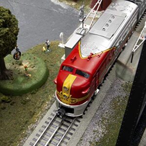 Lionel Santa Fe Super Chief LionChief Set with Bluetooth Capability, Electric O Gauge Model Train Set with Remote