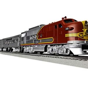 Lionel Santa Fe Super Chief LionChief Set with Bluetooth Capability, Electric O Gauge Model Train Set with Remote