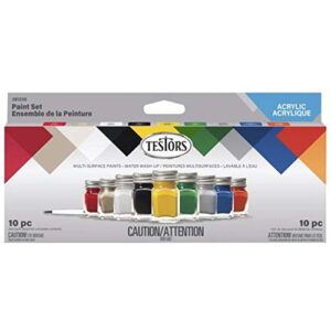 testors 281235 9 piece paint set – value – gray