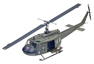 revell germany uh-1d huey gunship model kit , green