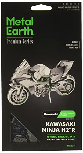 Metal Earth Premium Series Kawasaki Ninja Motorcycle 3D Metal Model Kit Fascinations