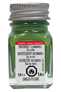 testor’s 1164tt 1/4 oz green flat enamel hobby paint